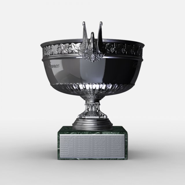 roland garros mens trophy 3D Model in Awards 3DExport