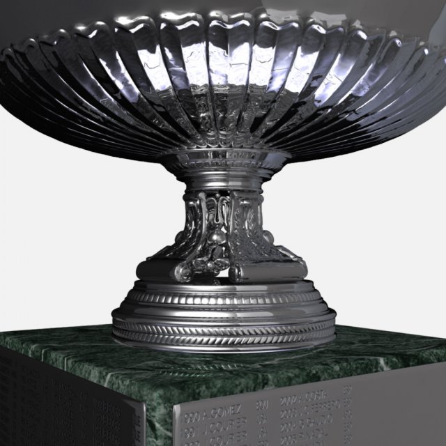 roland garros mens trophy 3D Model in Awards 3DExport
