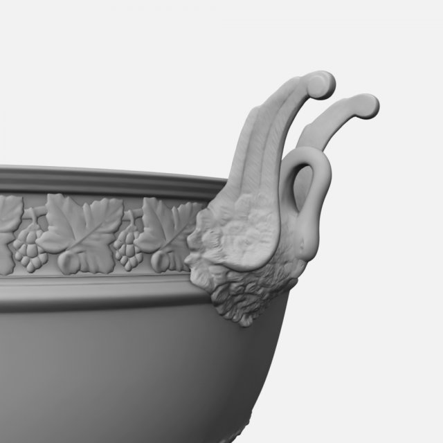 roland garros mens trophy 3D Model in Awards 3DExport