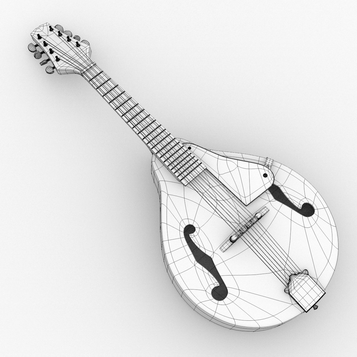 mandolin 3D Models in Other 3DExport