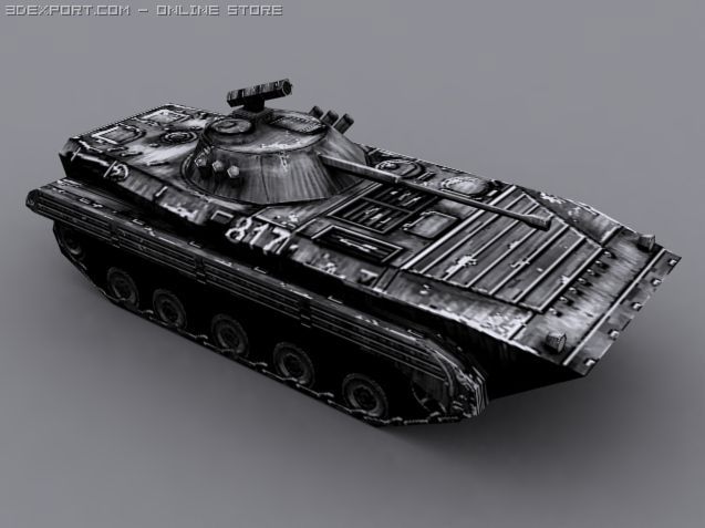 bmp 1 apc 3D Model in Unmanned 3DExport