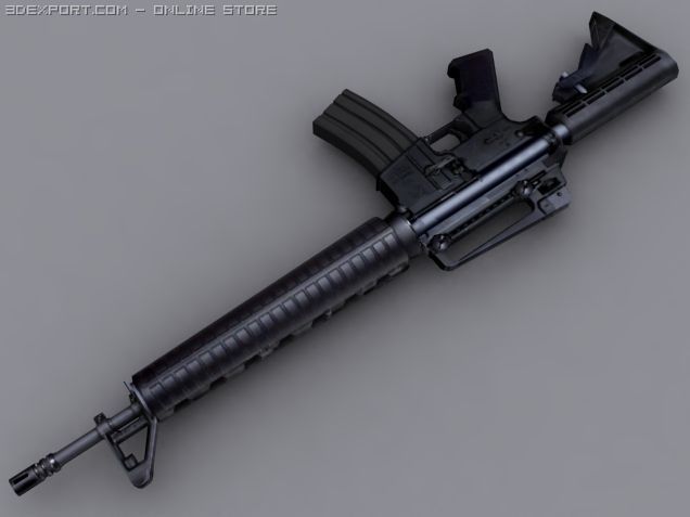 M4 Carbine 3D Model in Accessories 3DExport