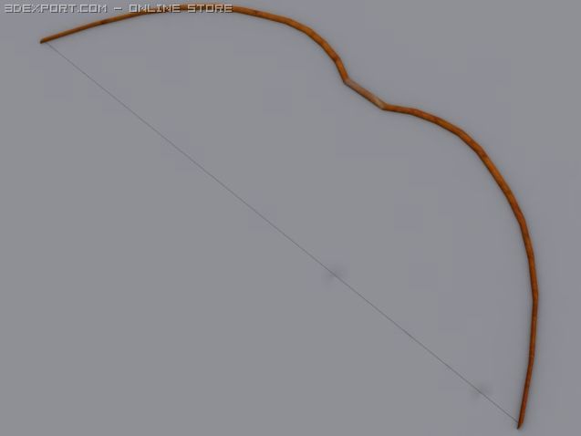 long bow 3D Model in Accessories 3DExport