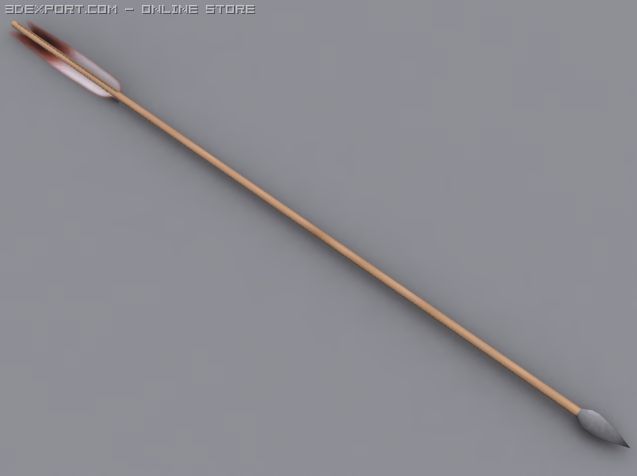 long bow 3D Model in Accessories 3DExport