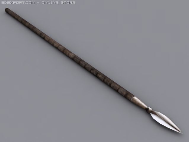 Spear 3D Model in Accessories 3DExport
