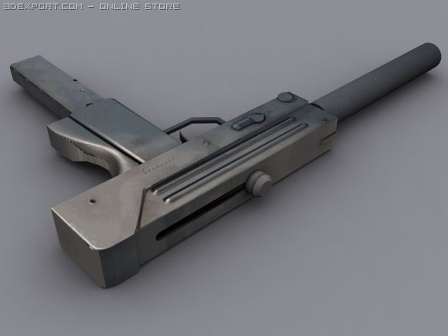 mac10 3D Model in Accessories 3DExport