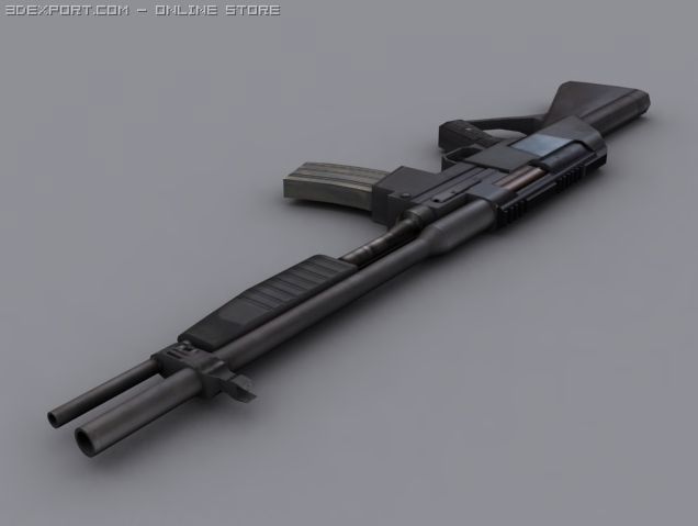 crossfire mk1 3D Model in Rifle 3DExport