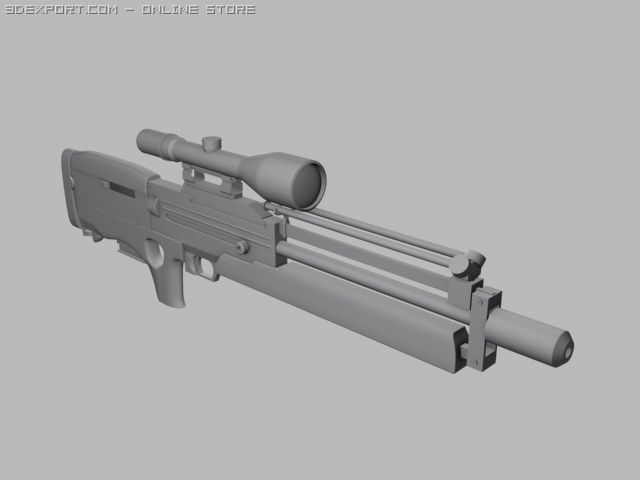 wa2000 3D Model in Unmanned 3DExport