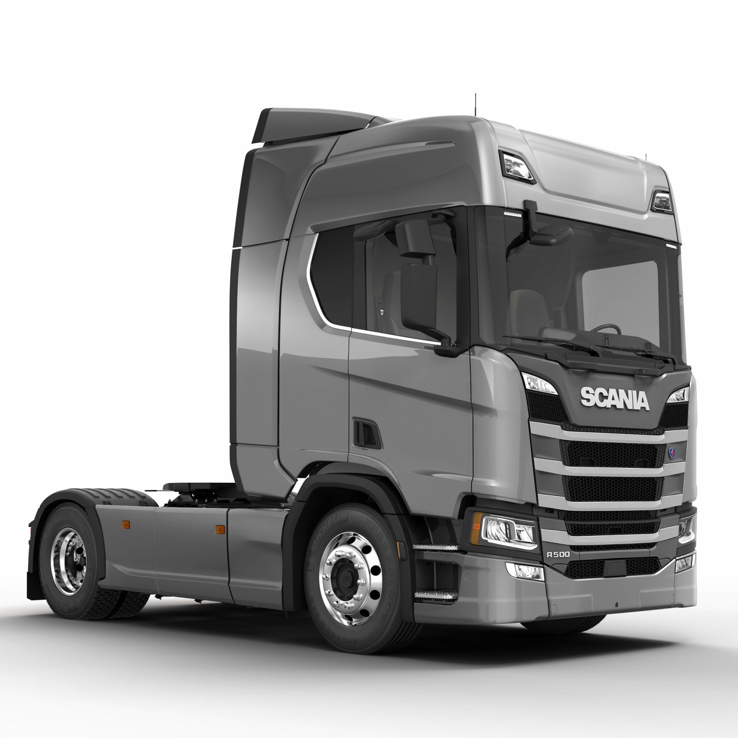 SCANIA R 500 With Trailer 3D Model in Truck 3DExport
