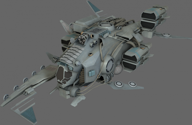 modular ships collection 3D Model in Fantasy Spacecraft 3DExport