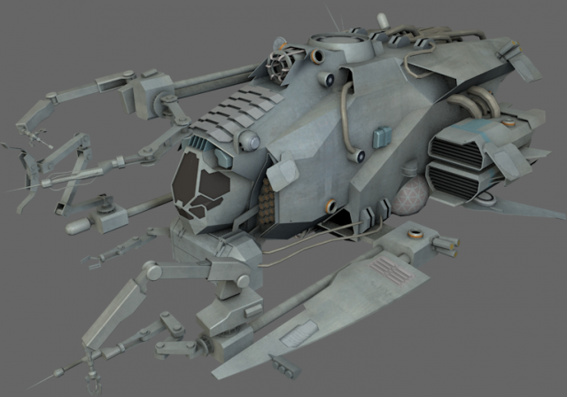 modular ships collection 3D Model in Fantasy Spacecraft 3DExport