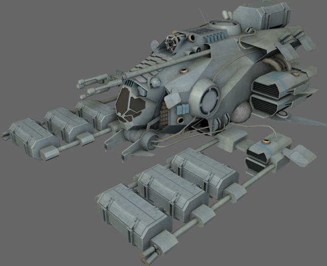 modular ships collection 3D Model in Fantasy Spacecraft 3DExport