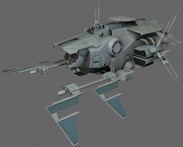 modular ships collection 3D Model in Fantasy Spacecraft 3DExport