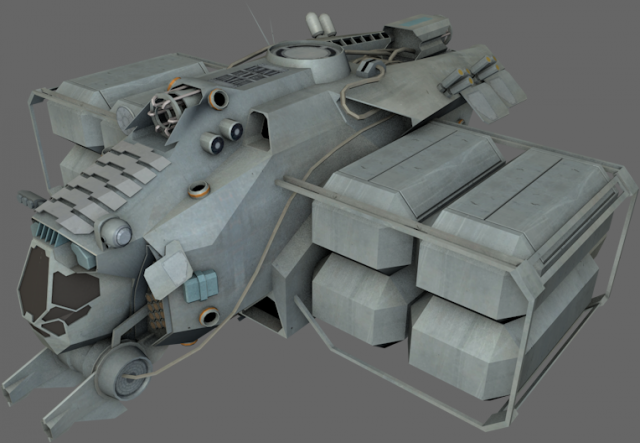 modular ships collection 3D Model in Fantasy Spacecraft 3DExport