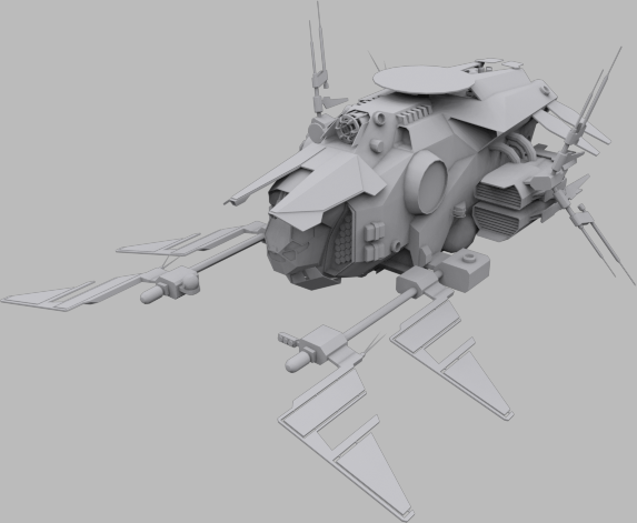 modular ships collection 3D Model in Fantasy Spacecraft 3DExport