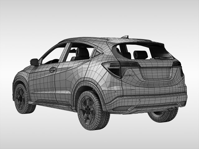 honda hr-v 2016 3D Model in SUV 3DExport