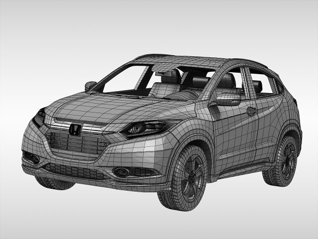 honda hr-v 2016 3D Model in SUV 3DExport