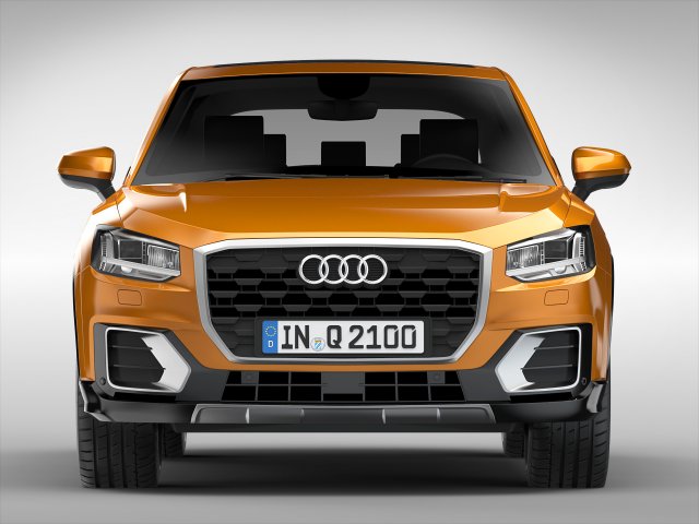 audi q2 2017 3D Model in SUV 3DExport