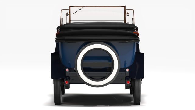 volvo ov4 1927 - 1929 3D Model in Old Cars 3DExport