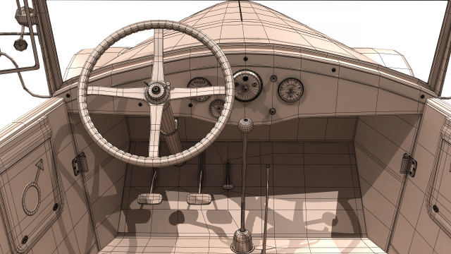 volvo ov4 1927 - 1929 3D Model in Old Cars 3DExport