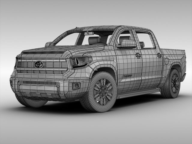 toyota tundra 2014 3D Model in Truck 3DExport