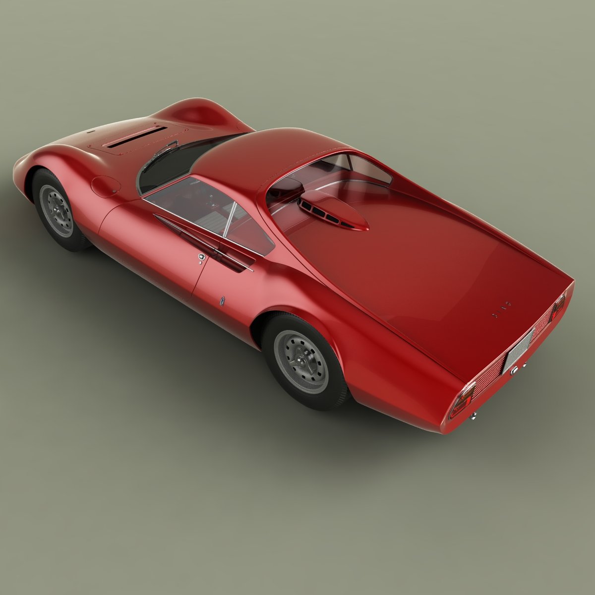 Ferrari 206 P Dino Pininfarina Berlinetta Speciale Modelo 3D in ...