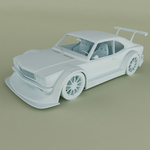 mazda rx3 racing 3D Model in Racing 3DExport