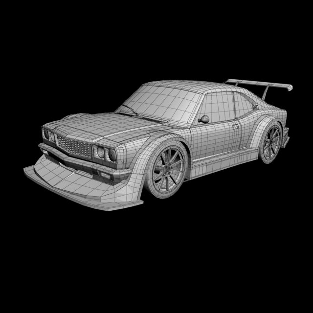 mazda rx3 racing 3D Model in Racing 3DExport