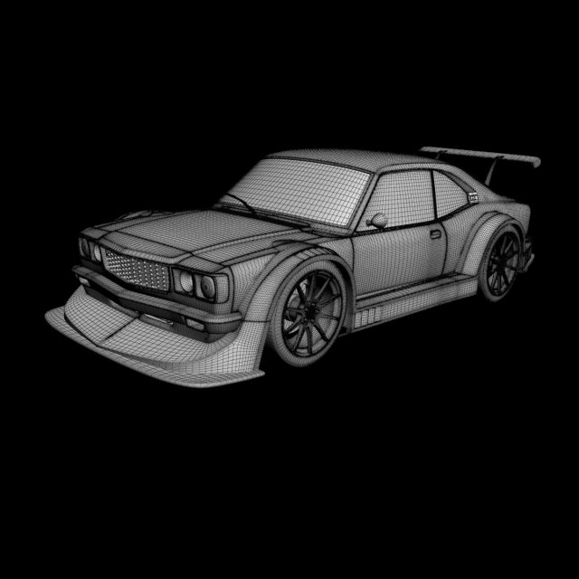 mazda rx3 racing 3D Model in Racing 3DExport
