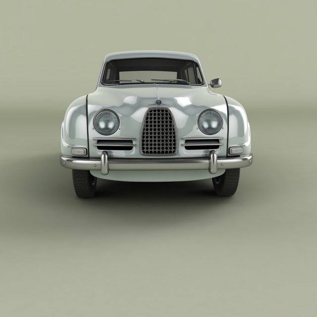 saab 95 van 3D Model in Classic Cars 3DExport