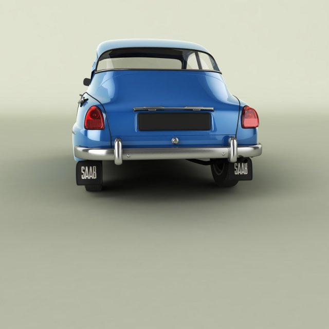 saab 96 3D Model in Classic Cars 3DExport