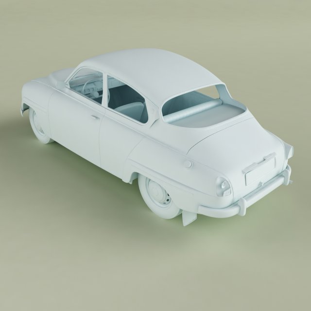 saab 96 3D Model in Classic Cars 3DExport