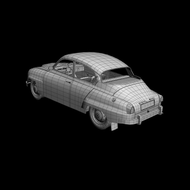 saab 96 3D Model in Classic Cars 3DExport