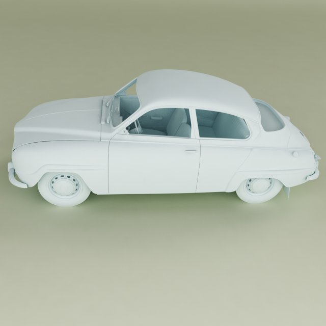 saab 96 1965 3D Model in Classic Cars 3DExport