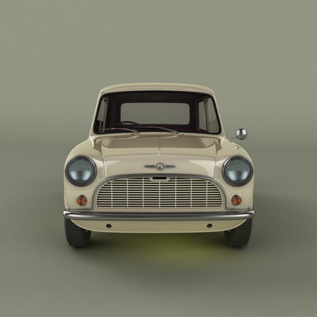 morris mini minor 1959 3D Model in Classic Cars 3DExport