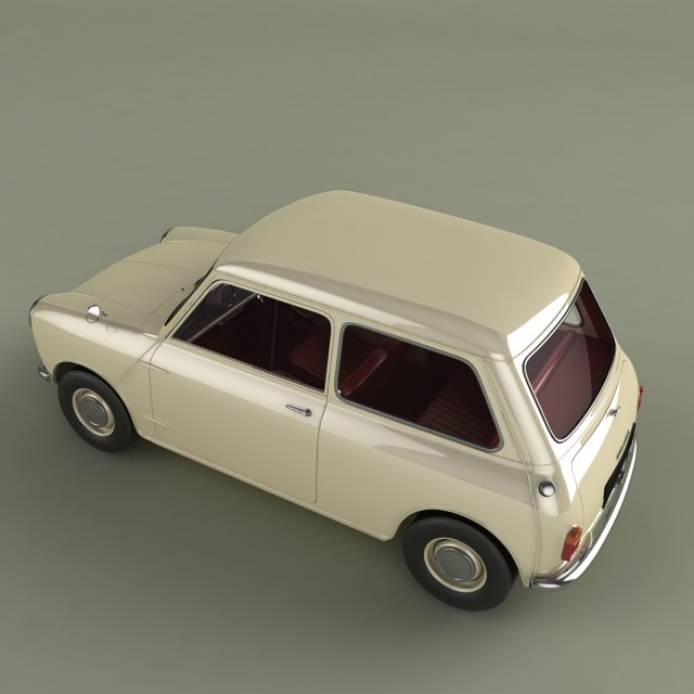 morris mini minor 1959 3D Model in Classic Cars 3DExport