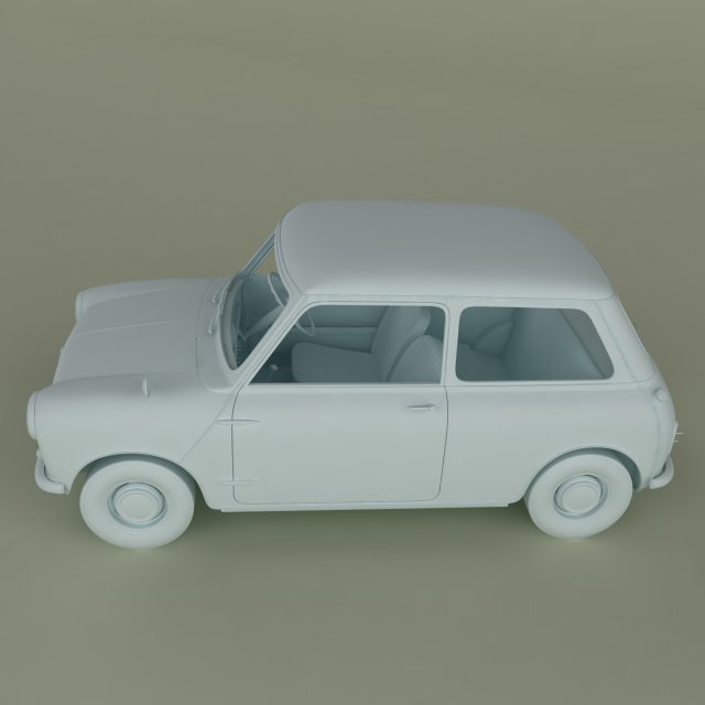 morris mini minor 1959 3D Model in Classic Cars 3DExport