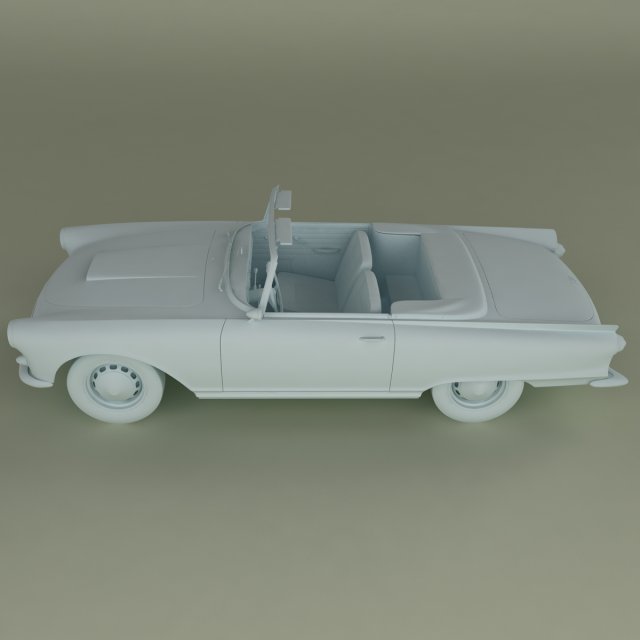 auto union 1000 sp cabriolet 3D Model in Classic Cars 3DExport
