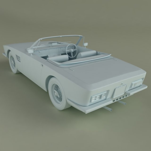 tvr trident convertible 3D Model in Classic Cars 3DExport