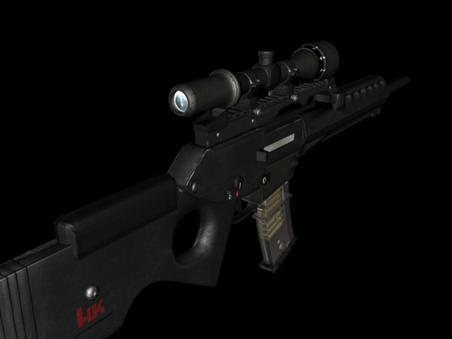 sl8 sniper rifle 3D Model in Assault Rifles 3DExport