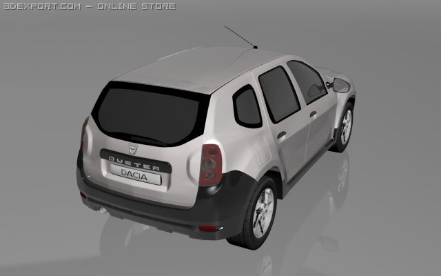 dacia duster 3D Model in SUV 3DExport