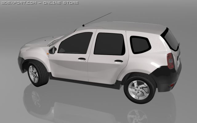 dacia duster 3D Model in SUV 3DExport
