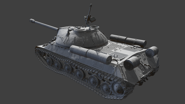 tank is-3 Model 3D in Tank 3DExport