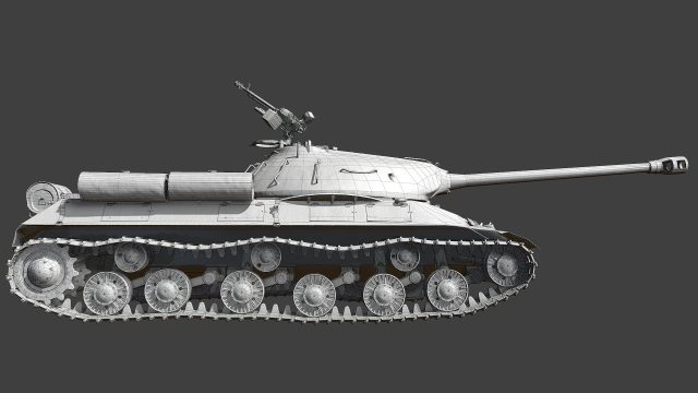tank is-3 Model 3D in Tank 3DExport