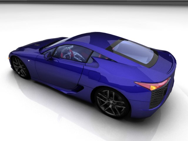 lexus lfa 3D Model in Compact Cars 3DExport