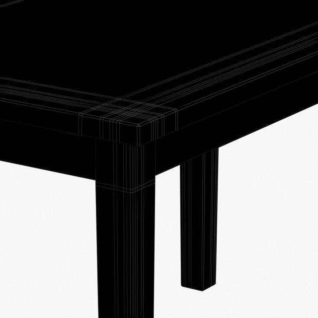 old table Free 3D Model in Table 3DExport