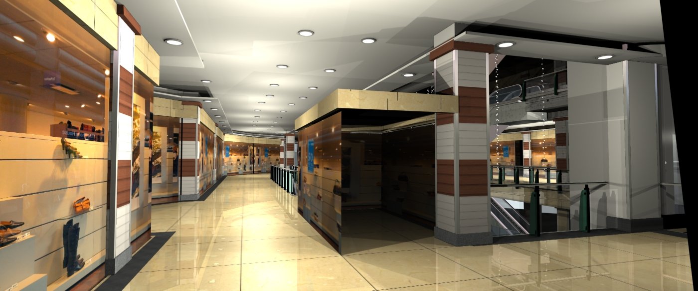 mall 2 3D Models in Store Spaces 3DExport