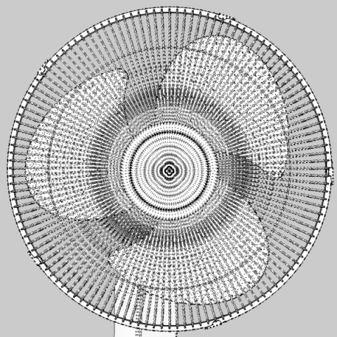 freestanding fan 3D Model in Household Items 3DExport