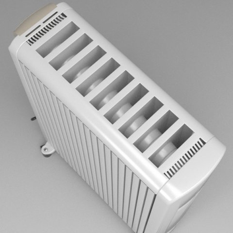 portable heater 3D Model in Household Items 3DExport