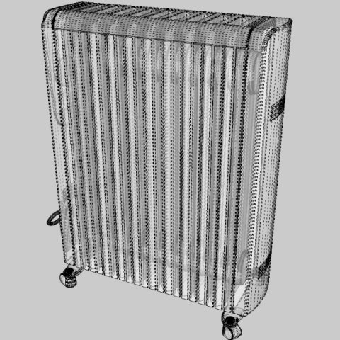 portable heater 3D Model in Household Items 3DExport